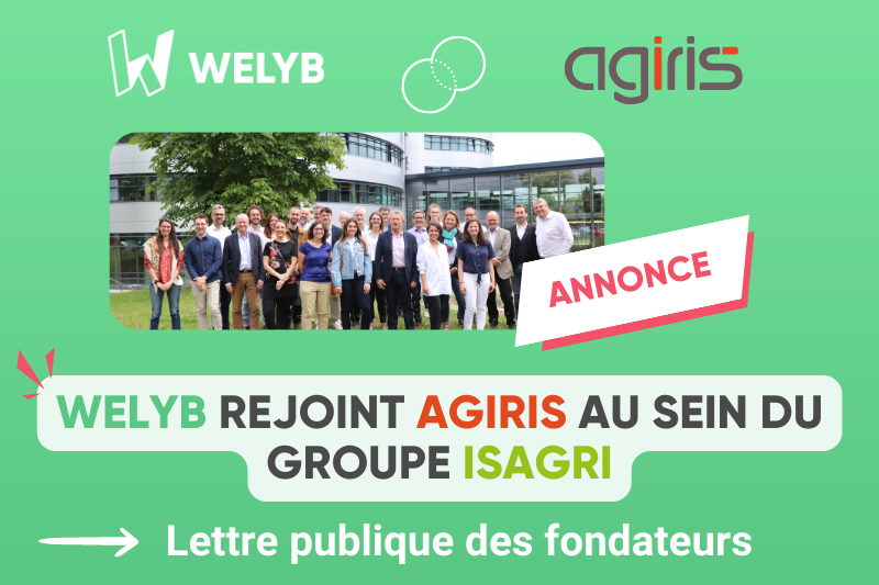 Welyb, la nouvelle pépite du Groupe ISAGRI, lettre ouverte.